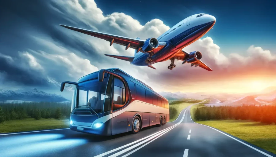 Bus Vs. Plane: Bus Travel is Better than Flying!