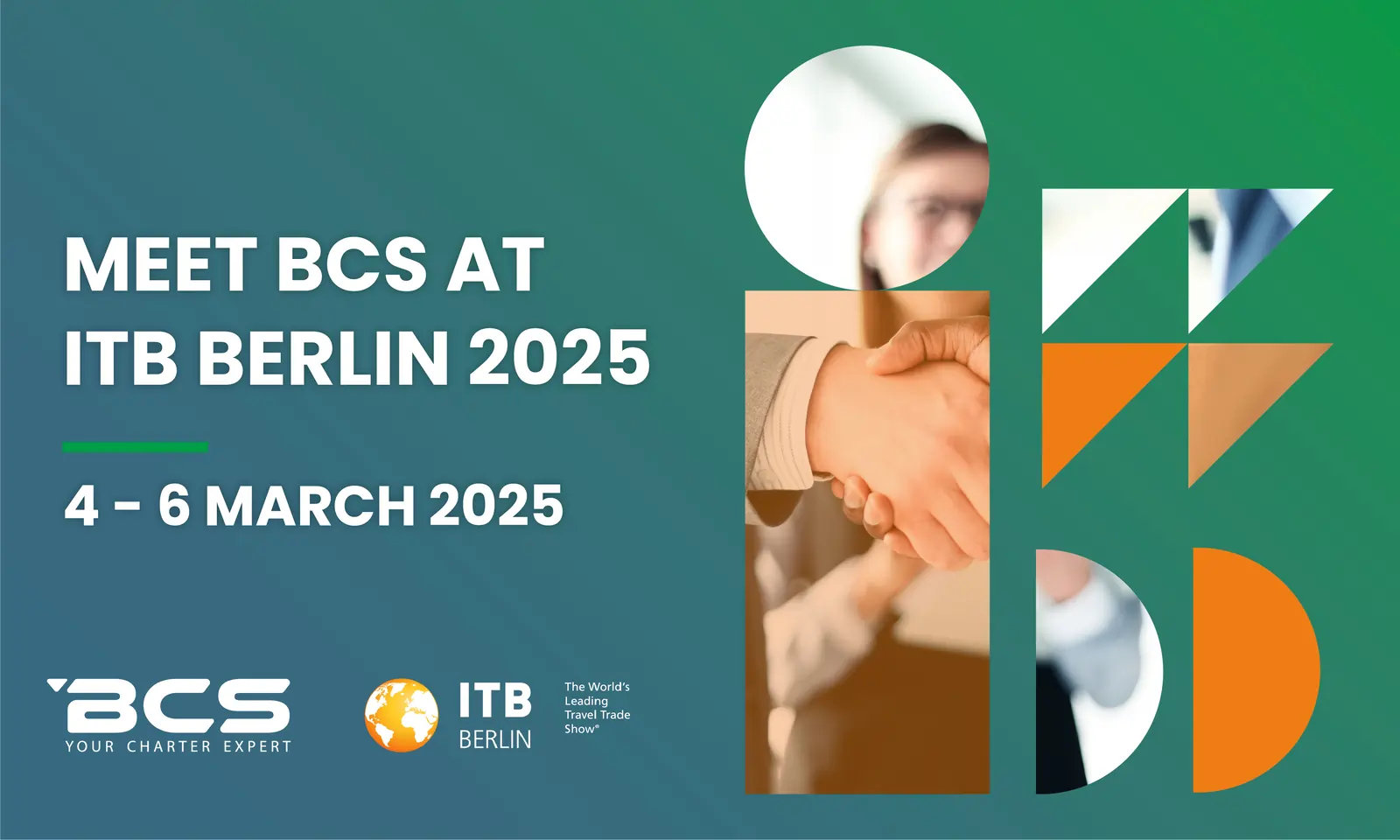 BCS will attend the ITB Berlin 2025!