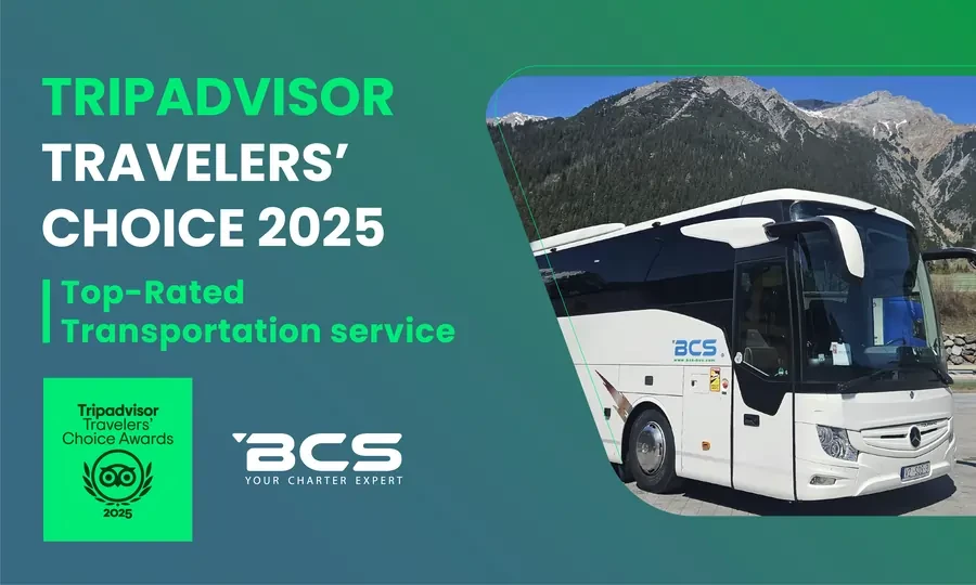 BCS Bus Wins 2025 Tripadvisor Travelers' Choice Award!